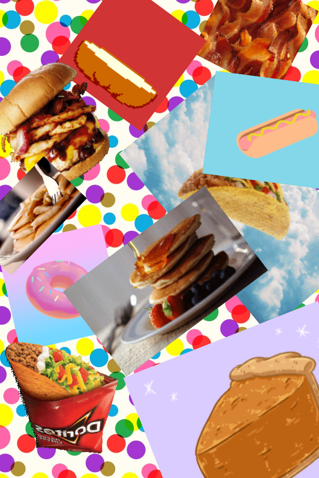 Junk Food Collage Tumblr