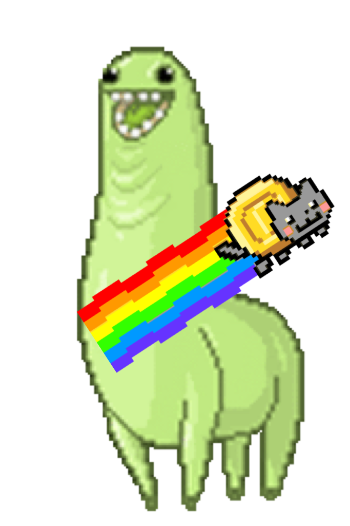 Bunchie The Llama Rainbow