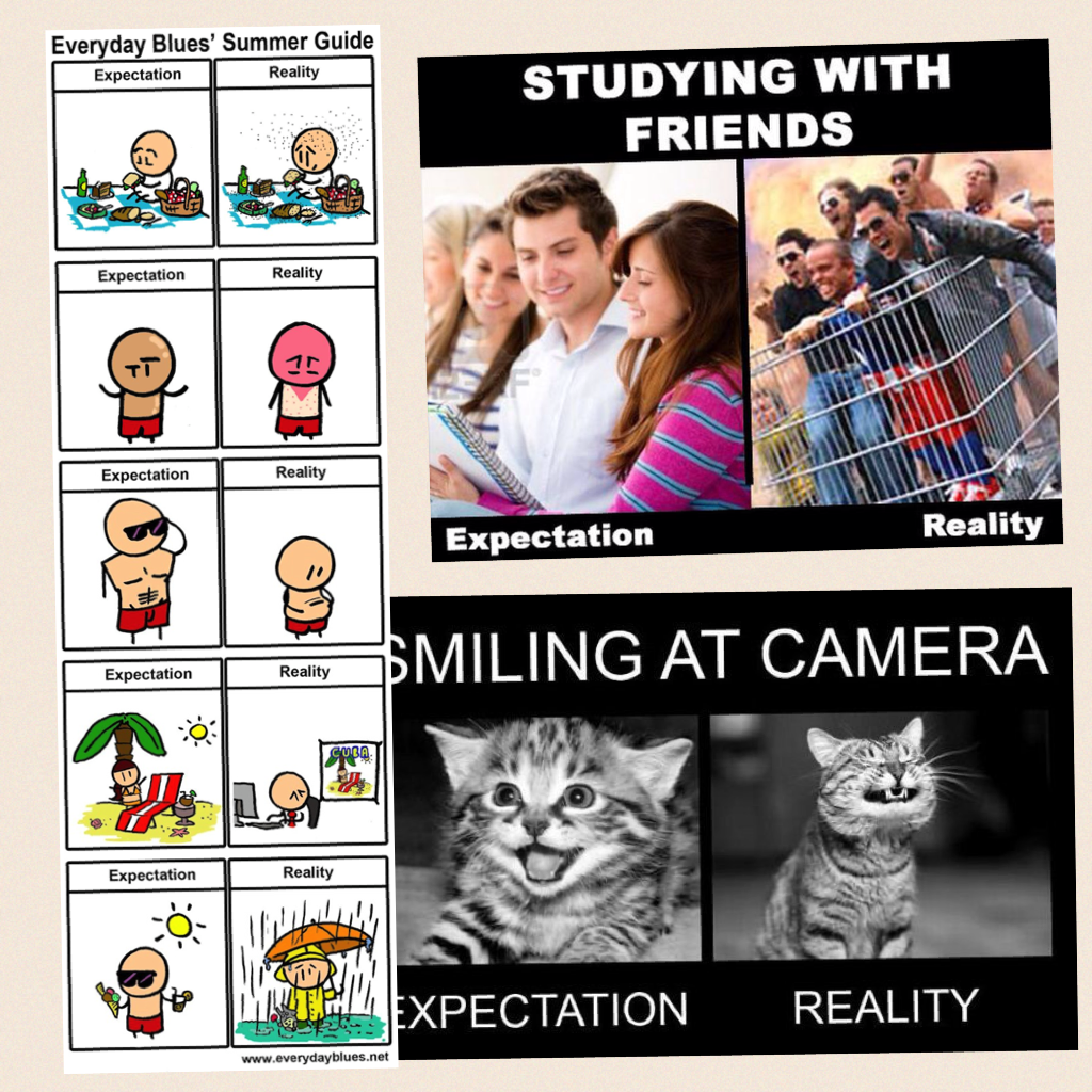 Expectations Vs Reality Summer